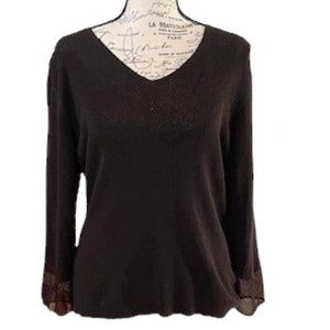 Max Studio | Sweaters | Max Studio Chocolate Knit Pullover | Poshmark